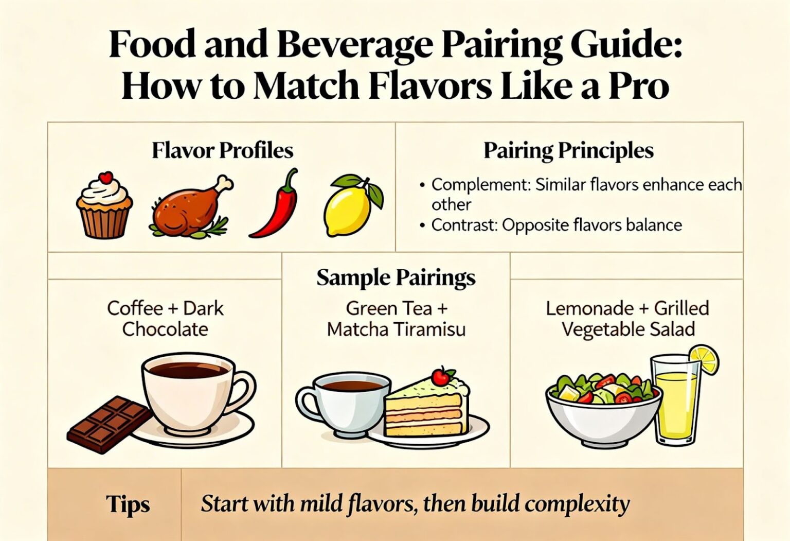 Food and Beverage Pairing Guide: How to Match Flavors Like a Pro